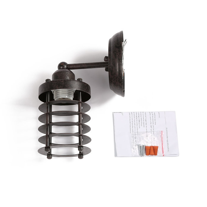 Williston Forge Bly Iron Armed Sconce | Wayfair