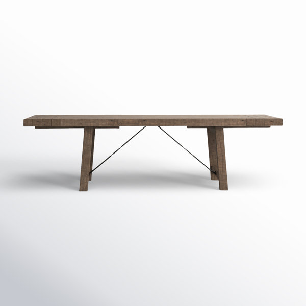 Greyleigh™ Edelen Extendable Pine Solid Wood Top Dining Table & Reviews ...
