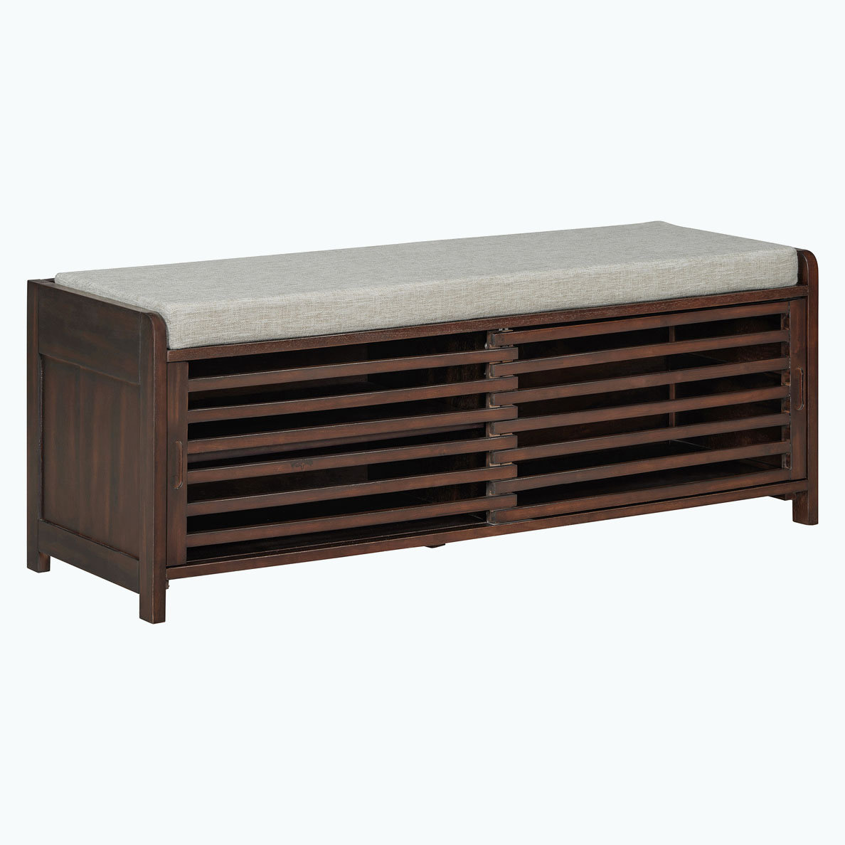 Latitude Run® Shutter Storage Bench | Wayfair