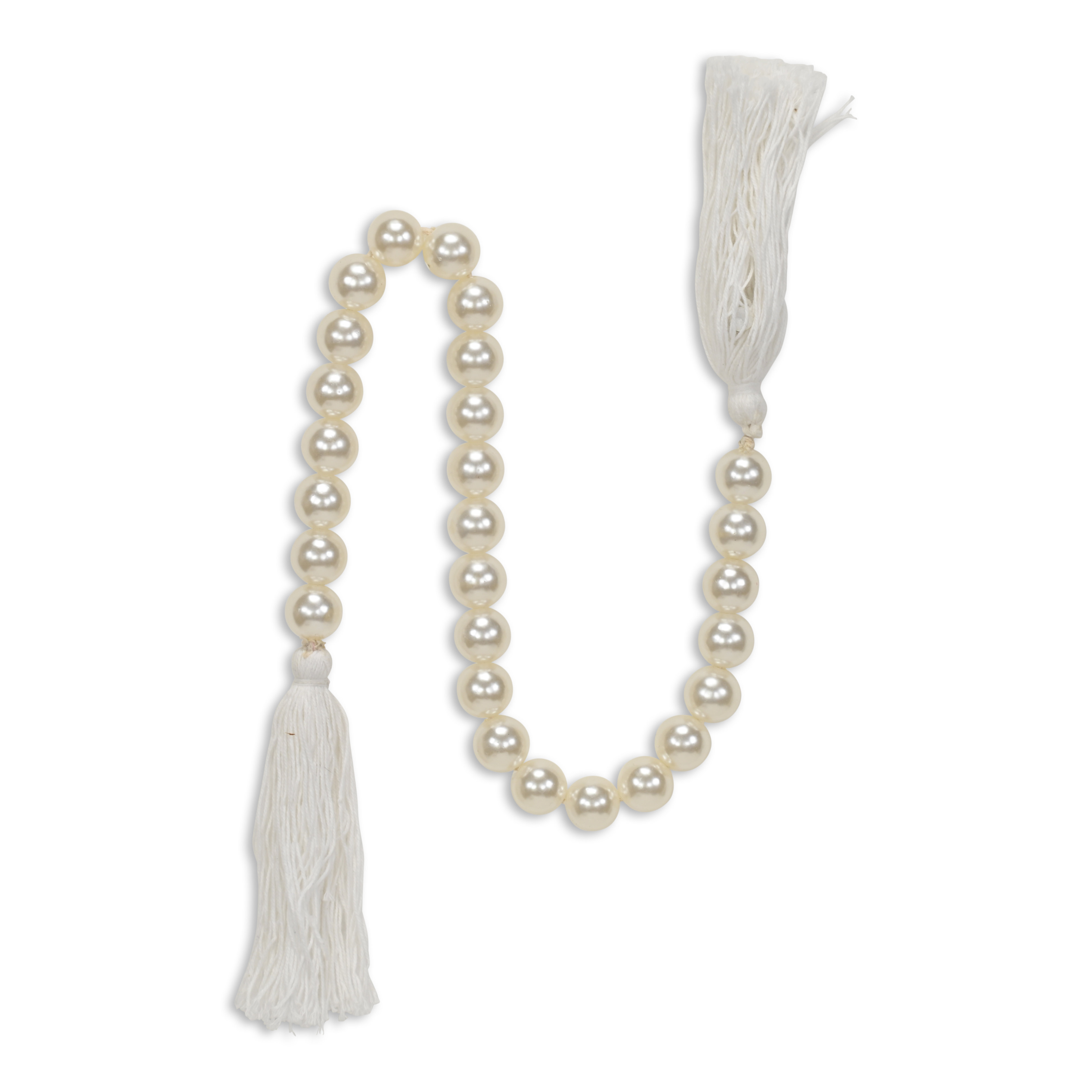 Fleur De Lis Living Solva Pearl Themed Decorative Beaded Garland | Wayfair