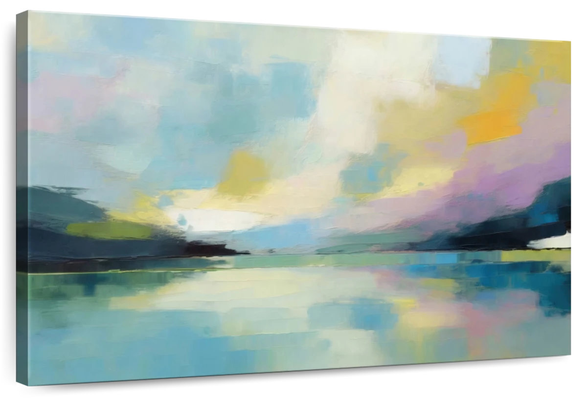 Wade Logan Avery Patchwork Sky Abstract Landscape - Wayfair Canada