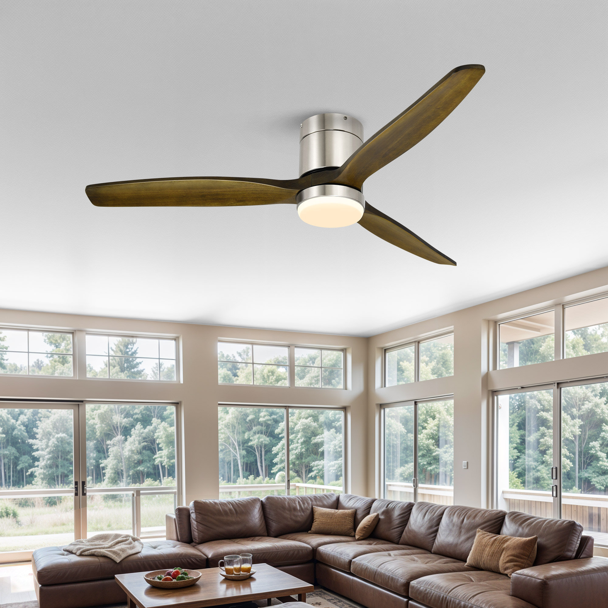 George Oliver Harutyun 52'' Ceiling Fan with LED Lights | Wayfair