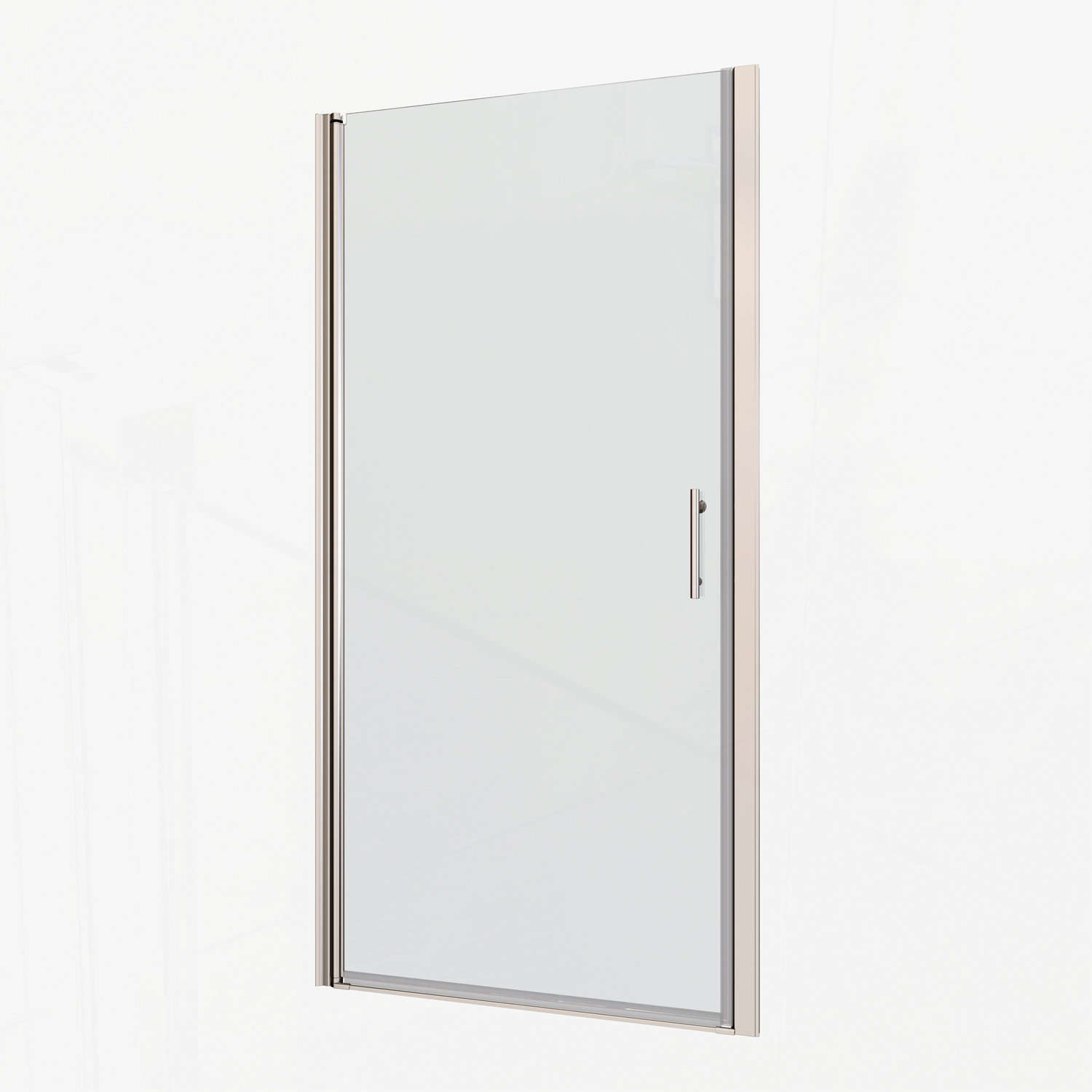 BURDOCK Versatile Universal Pivot Shower Door with Advanced Tempered ...
