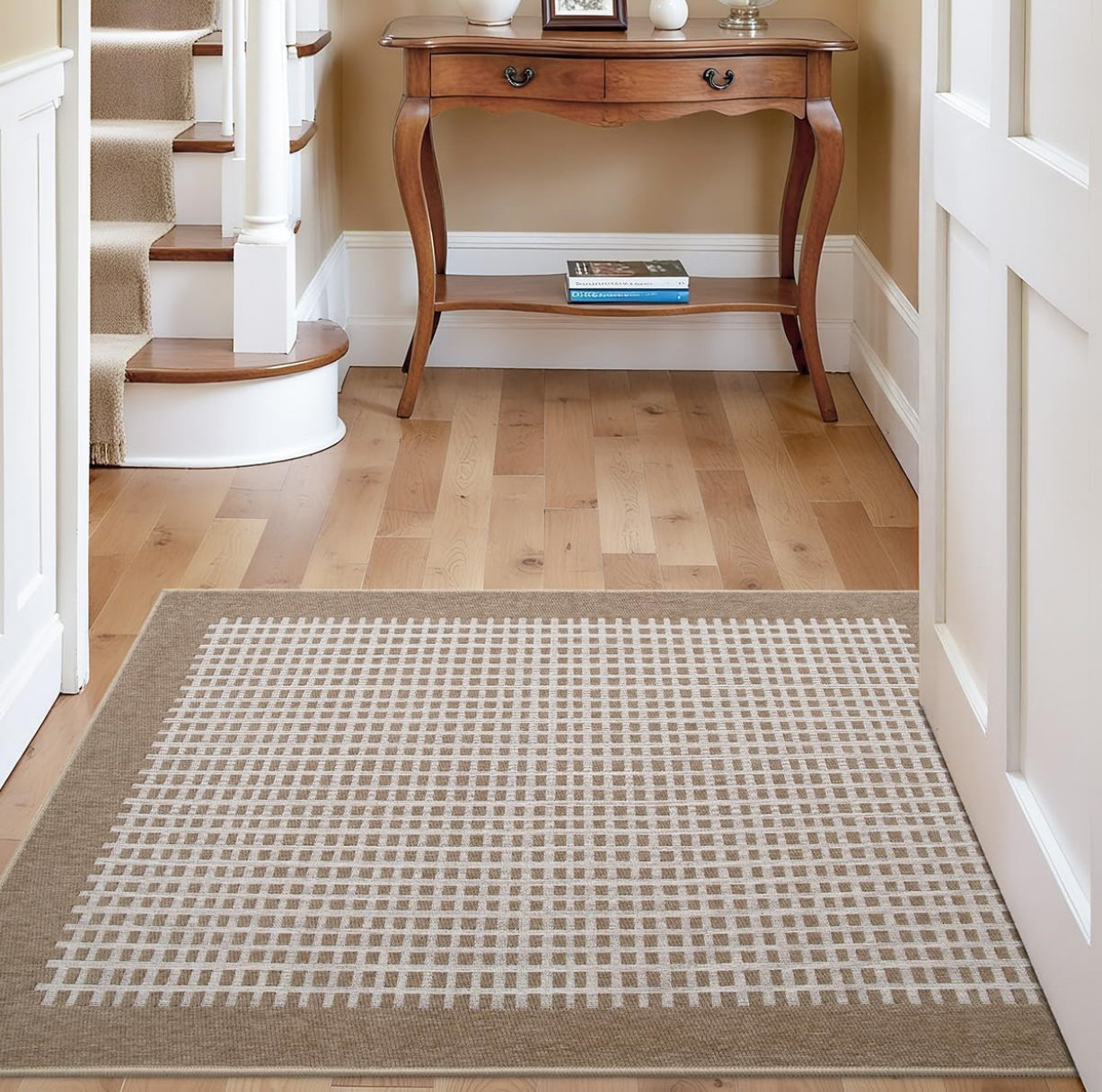 Latitude Run® Door Mat Indoor Entrance,Low Profile Non Slip Rubber ...