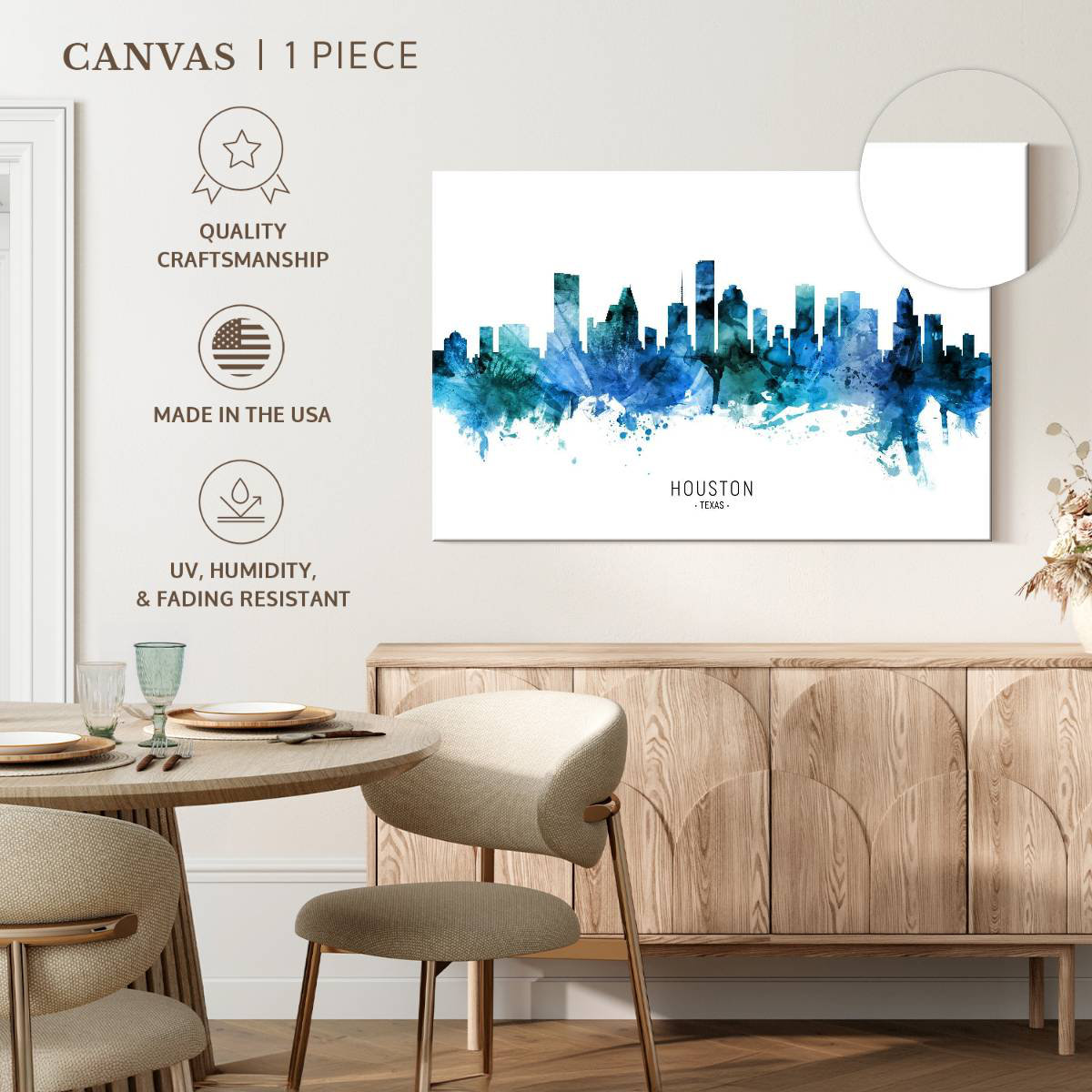 Ebern Designs Ravi Houston Texas Skyline VII | Wayfair