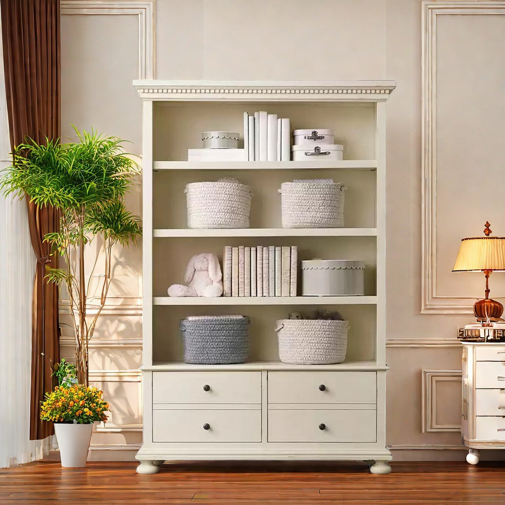 Parttlion French style solid wood bookcase | Wayfair