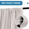 Latitude Run® 100% Blackout Curtains for Bedroom Short Curtains Half ...