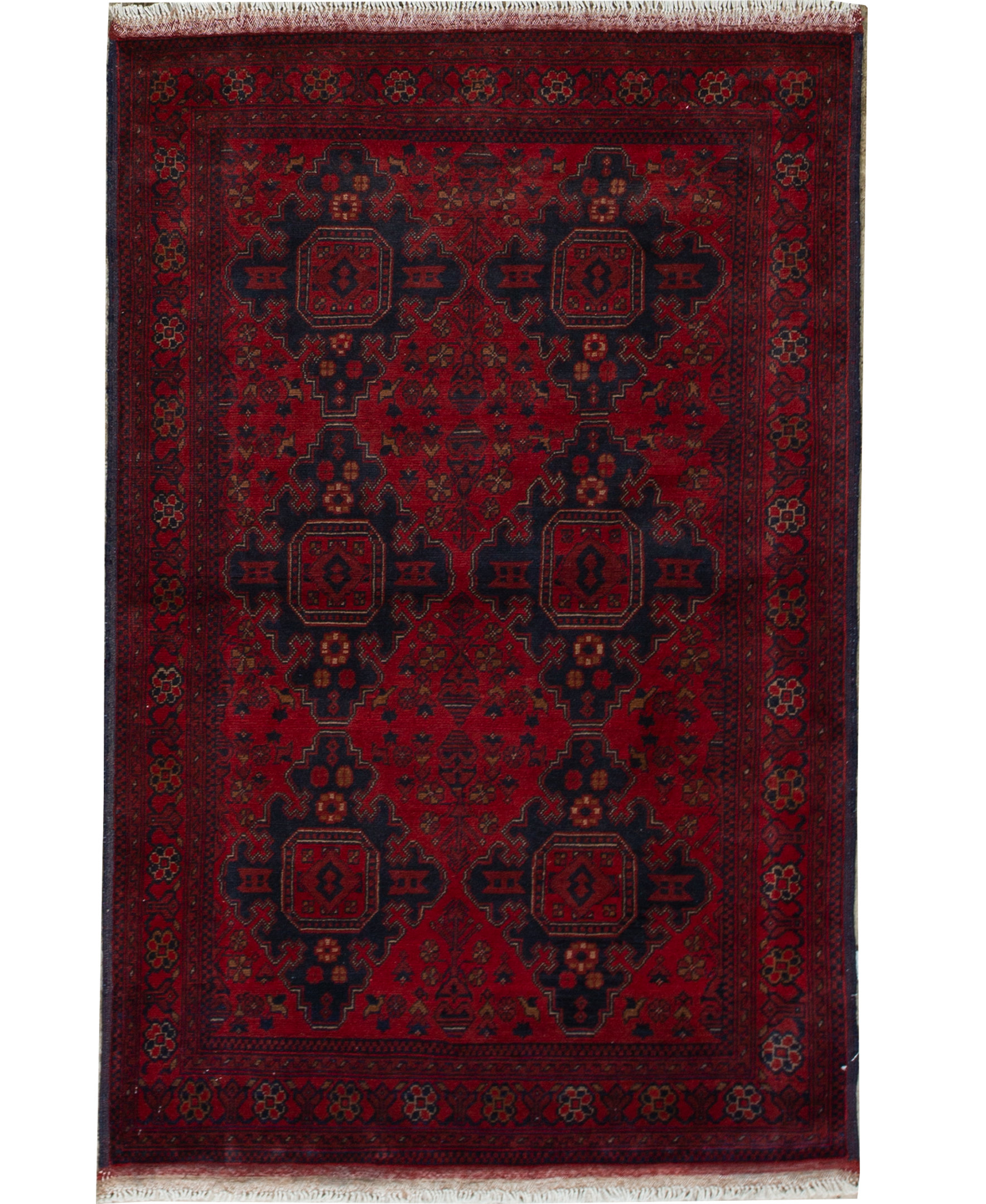 Bokara Rug Co., Inc. Hand-Knotted High-Quality Red, Black, and Brown ...