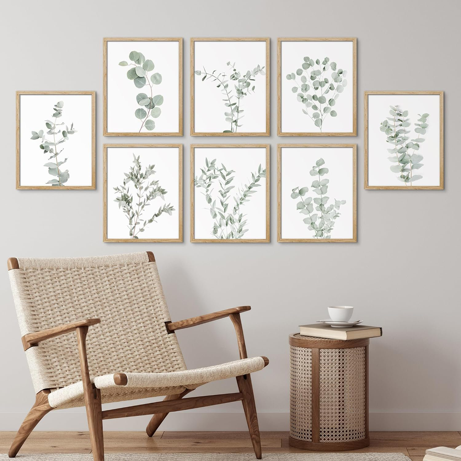 SIGNLEADER Pastel Botanical Plant Collage Garden Nature Wilderness ...