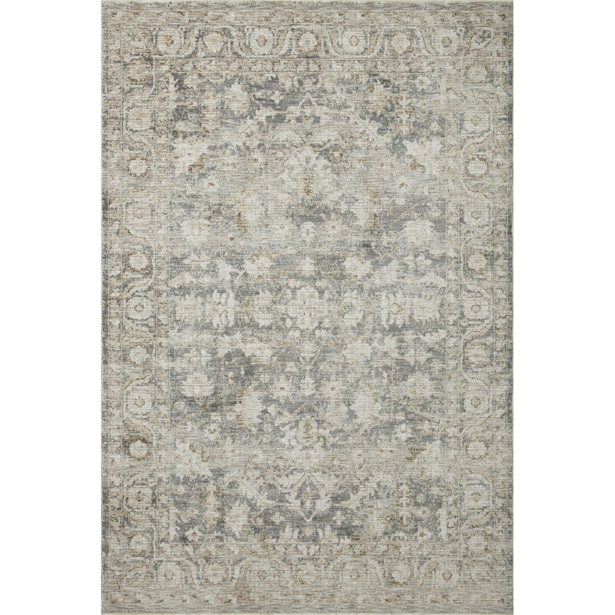 Amber Lewis x Loloi Honora Slate / Beige Area Rug & Reviews | Wayfair