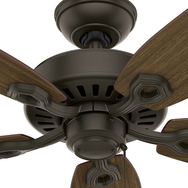 Hunter Fan 52" Builder Elite 5 - Blade Standard Ceiling Fan with Pull ...