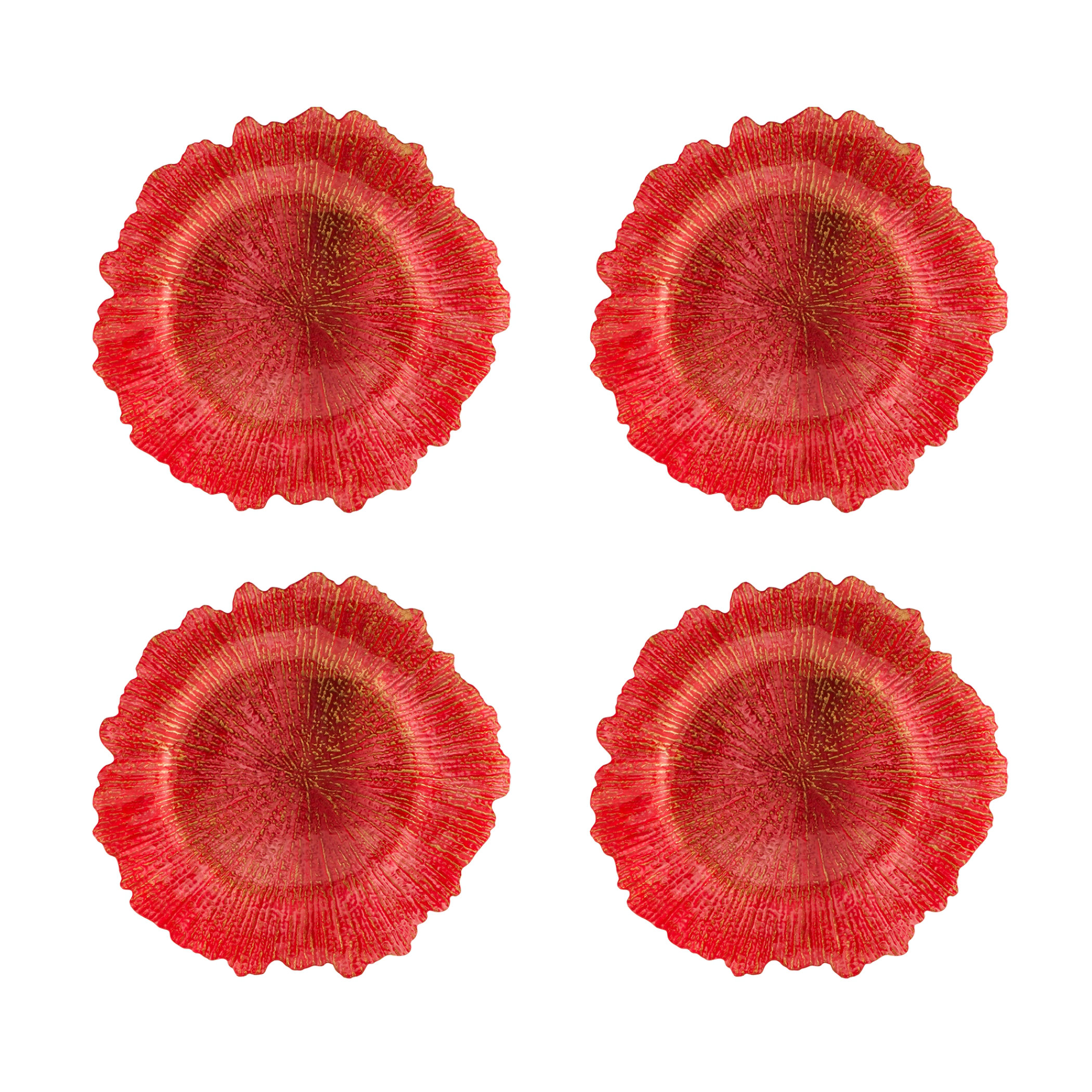 Winston Porter Lina Decorative Plate Set - Set of 4 | Wayfair