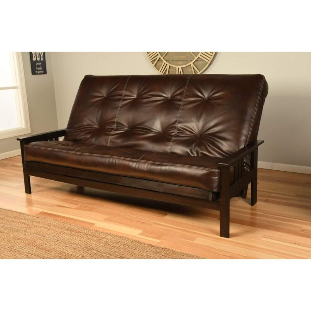 Red Barrel Studio® Monterey Frame-Futon Frame with Mattress, Straight ...