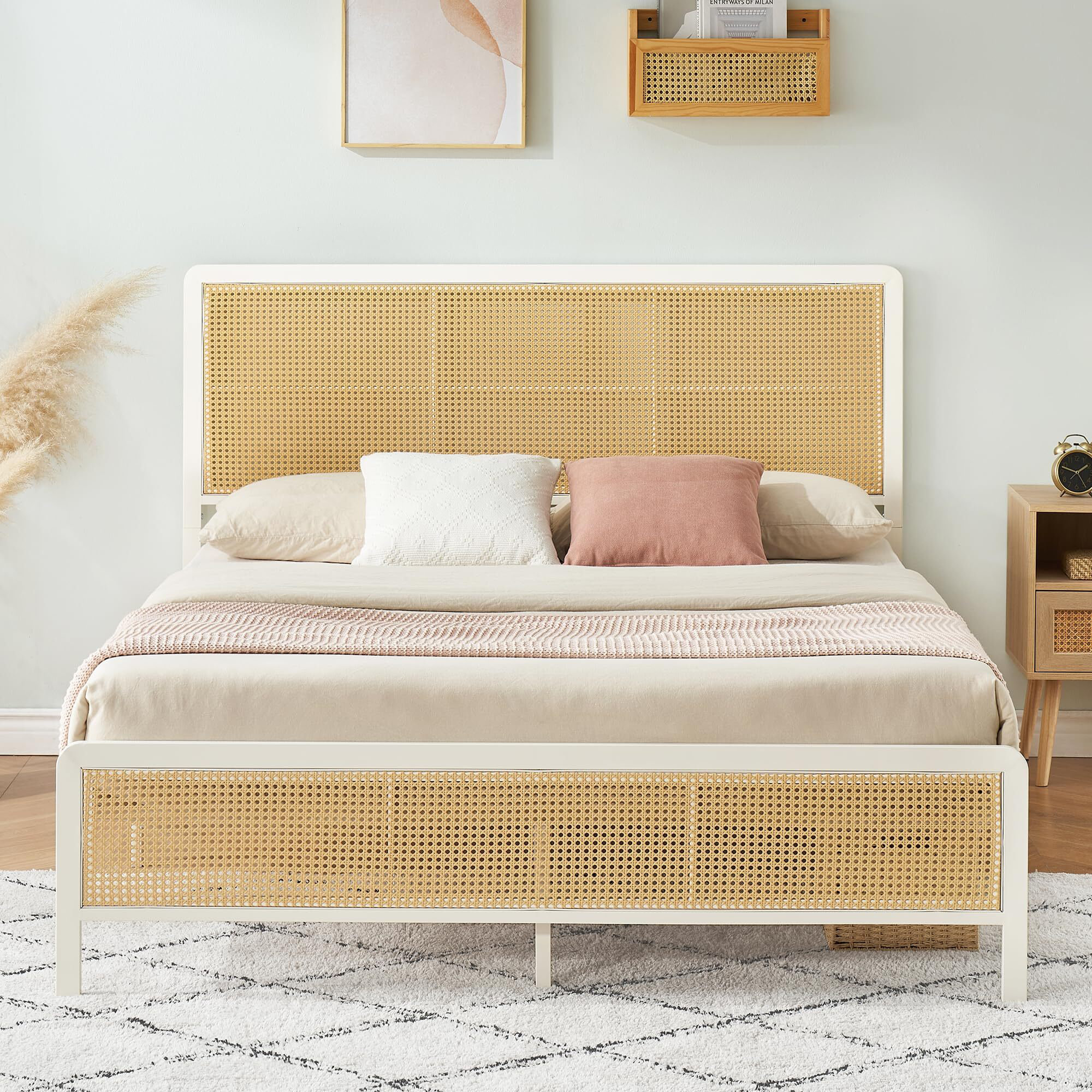 Bay Isle Home™ Modern Style Cane Boho Bed Frames - Wayfair Canada