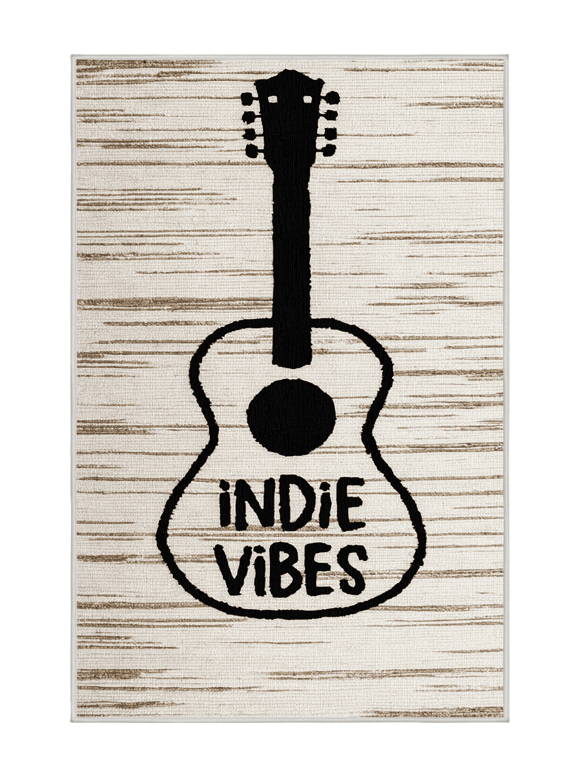 Corrigan Studio® Washable Indie Music Vibes Music Area Rug | Wayfair