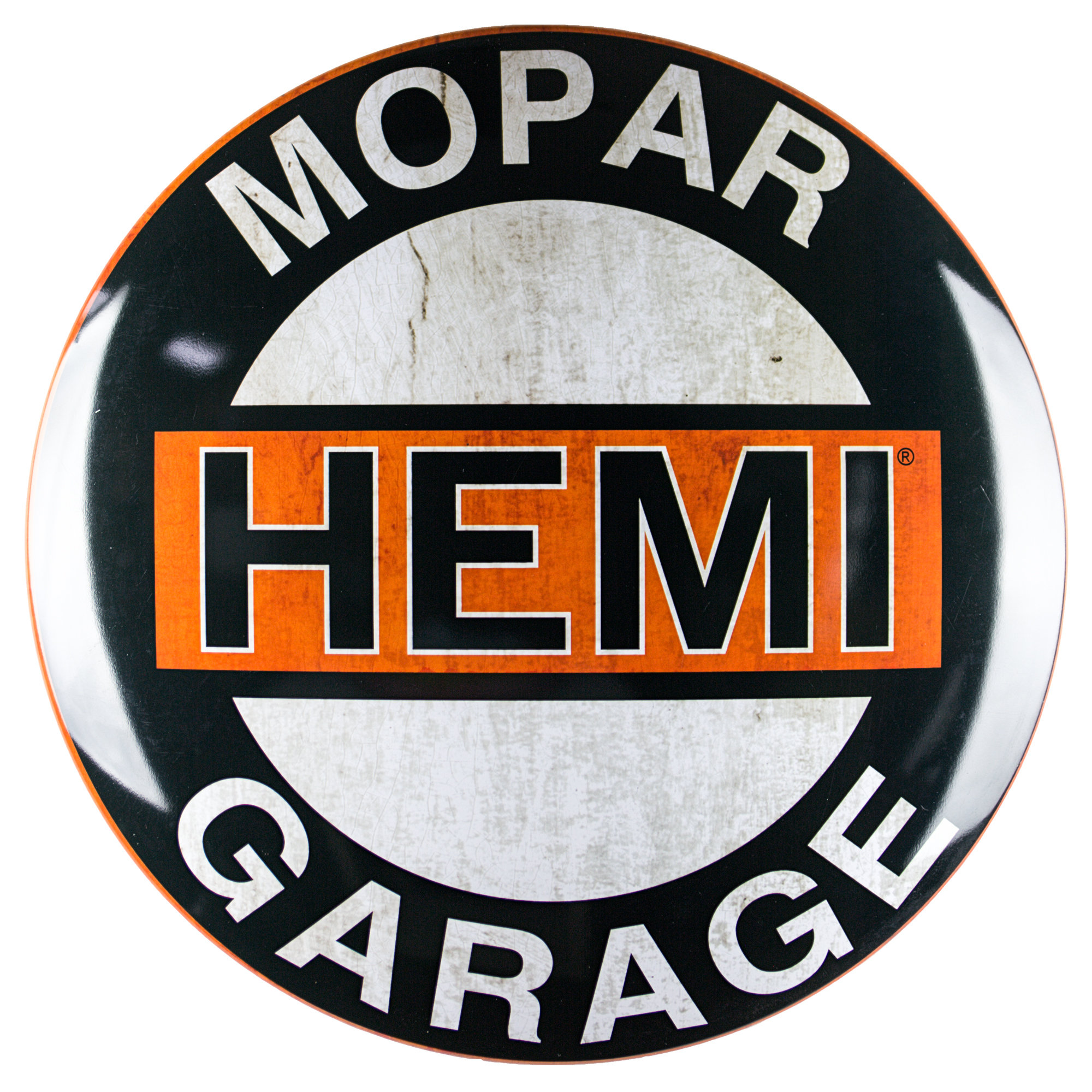 American Art Decor Mopar Hemi Garage Dome Metal Sign Wall Decor - 15.5 ...