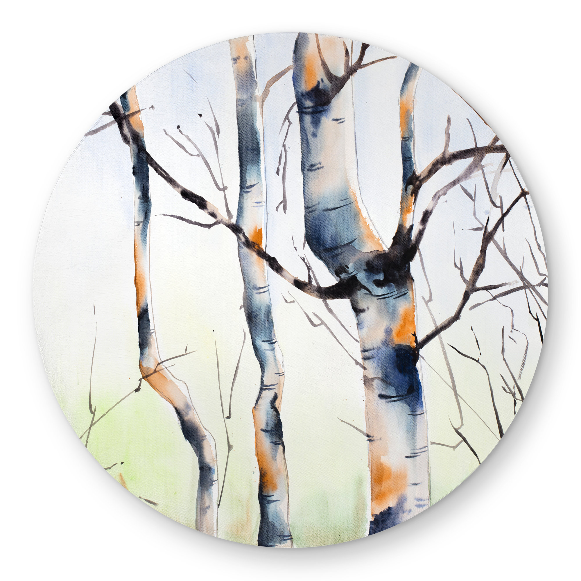 Begin Edition International Inc. Three Small Birch Trees Rug | Office ...