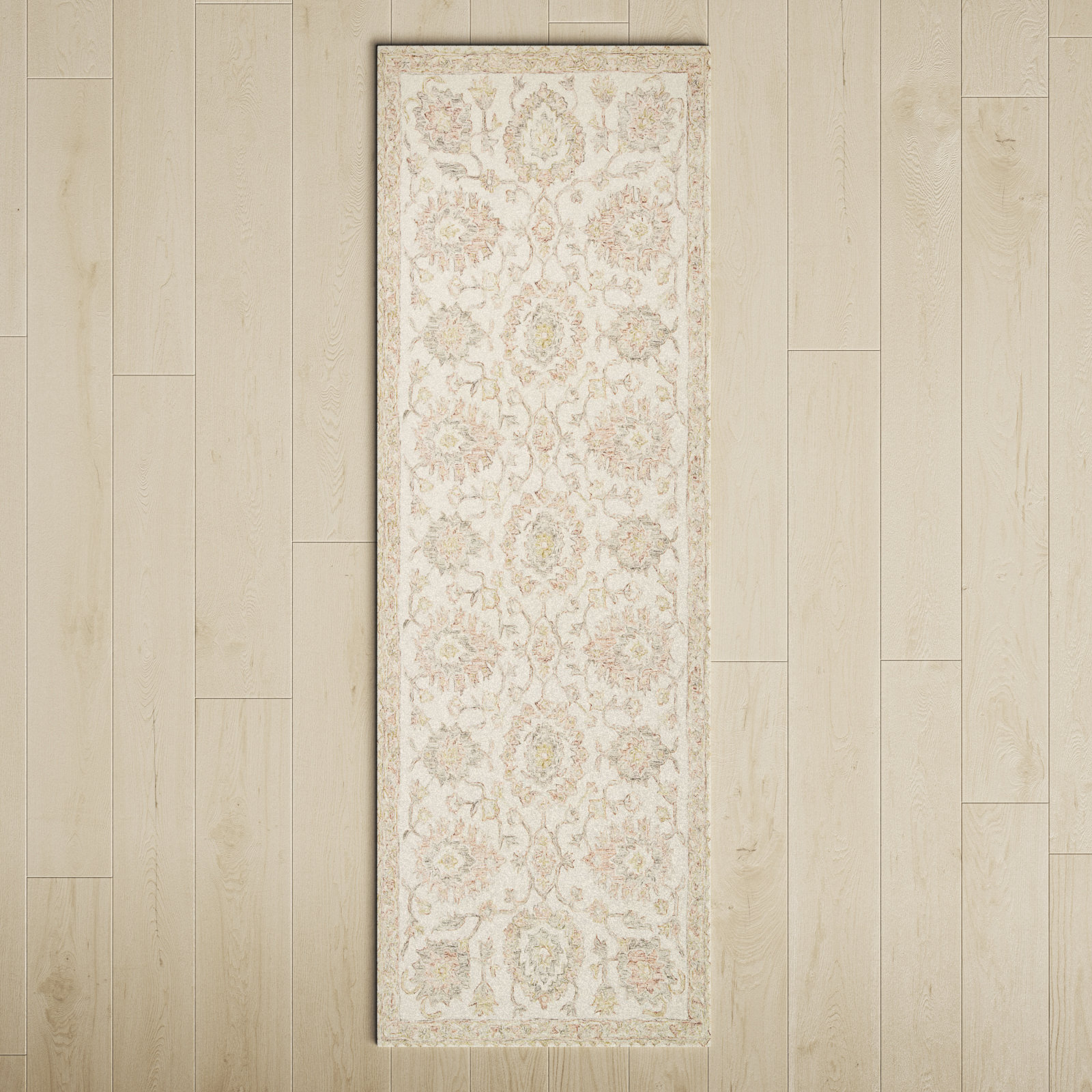 Aden Wool Ivory/Blush Rug| Birch Lane