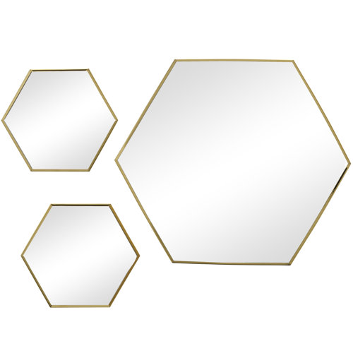 Wayfair | Hexagon Wall Mirrors You'll Love in 2023