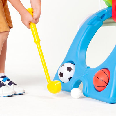 Grow 'n Up Toddler 43.2'' W Indoor and Outdoor Plastic Climber ...