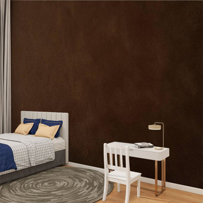 brown leather effect wallpaper