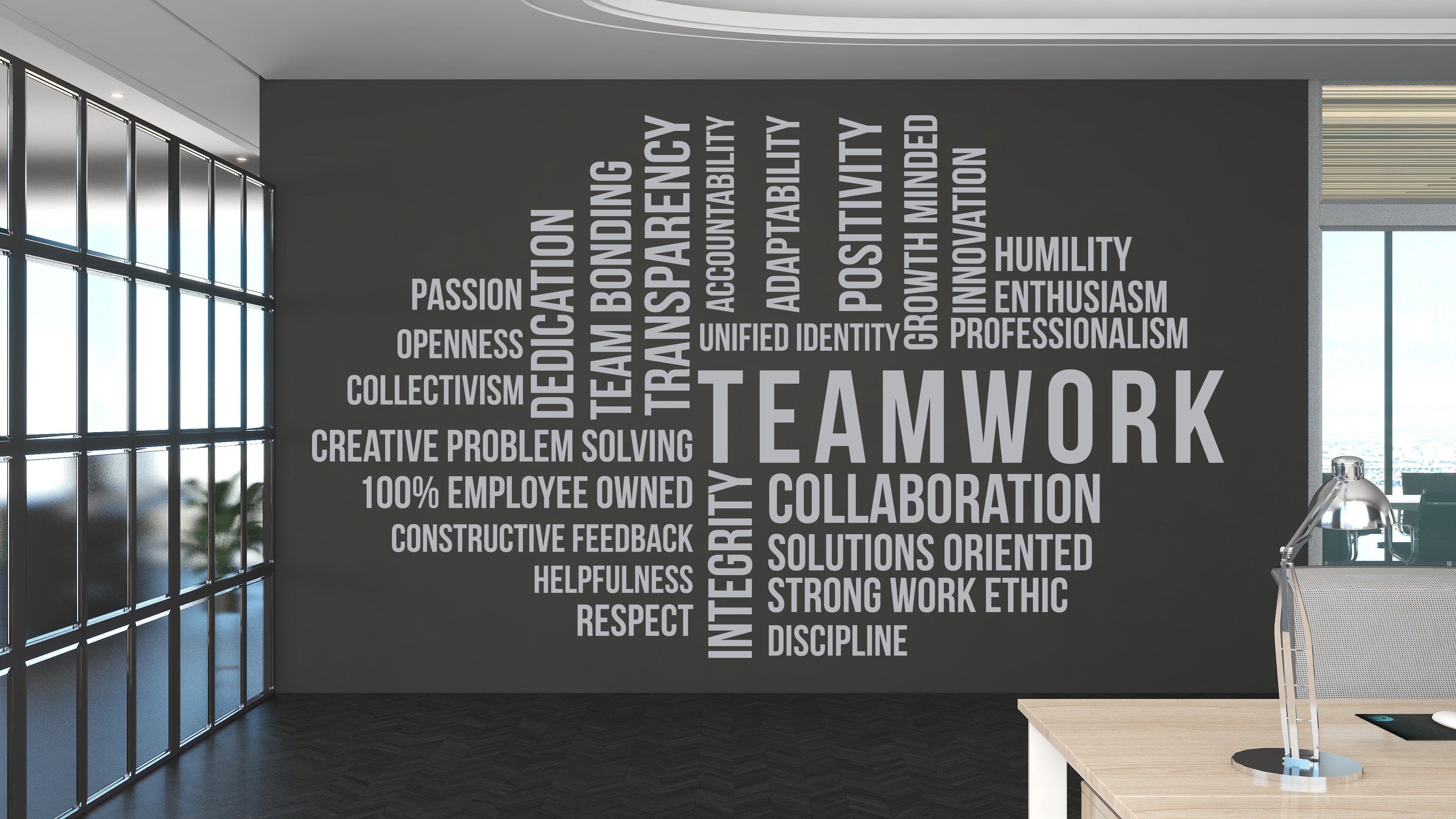 Trinx Teamwork Wall Decal Office Sticker | Wayfair