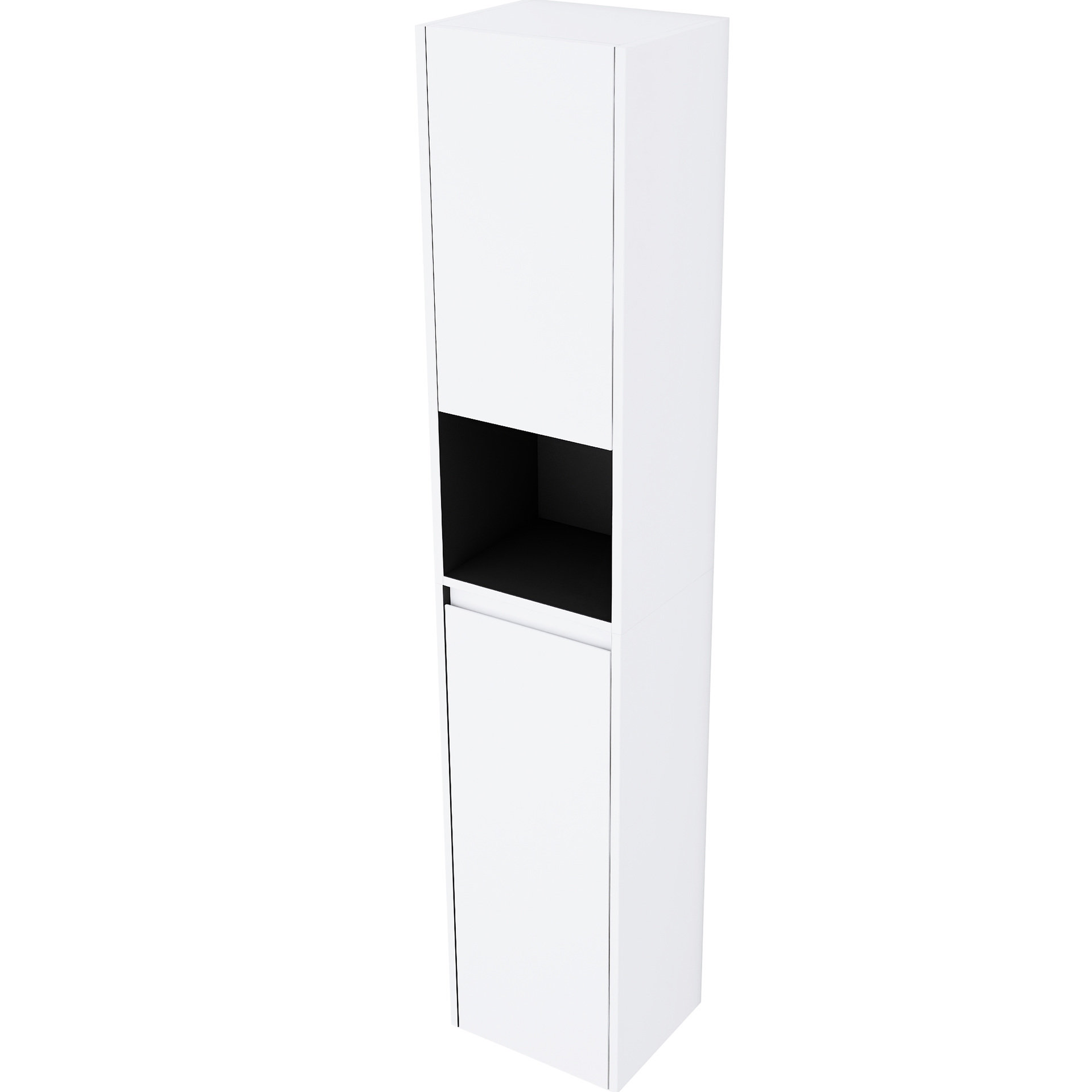 Red Barrel Studio® Bathroom Wall Mounted Side Cabinet, 12", 2 Soft ...