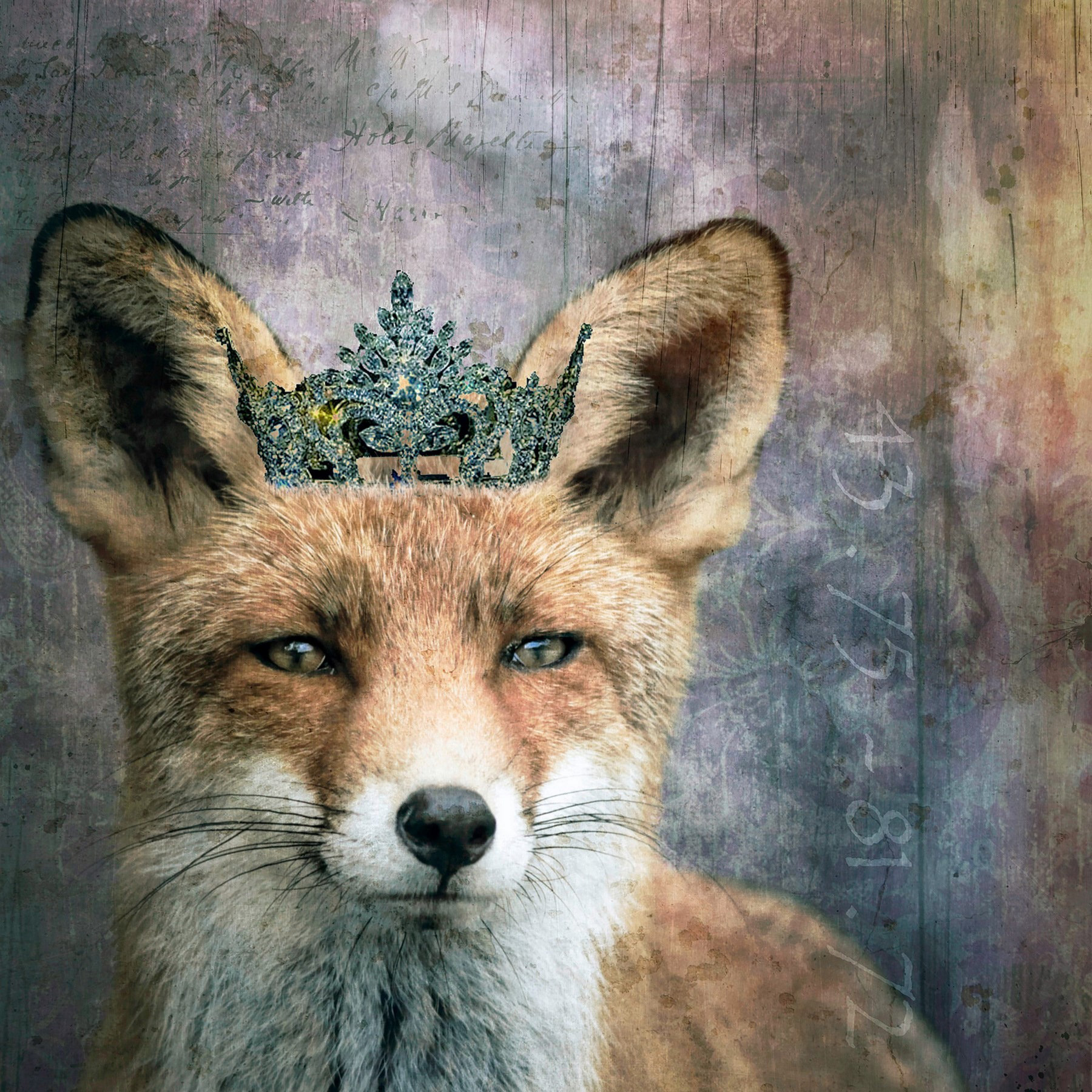 Marmont Hill 'Queen Fox' by Morgan Jones Painting Print on Wrapped ...