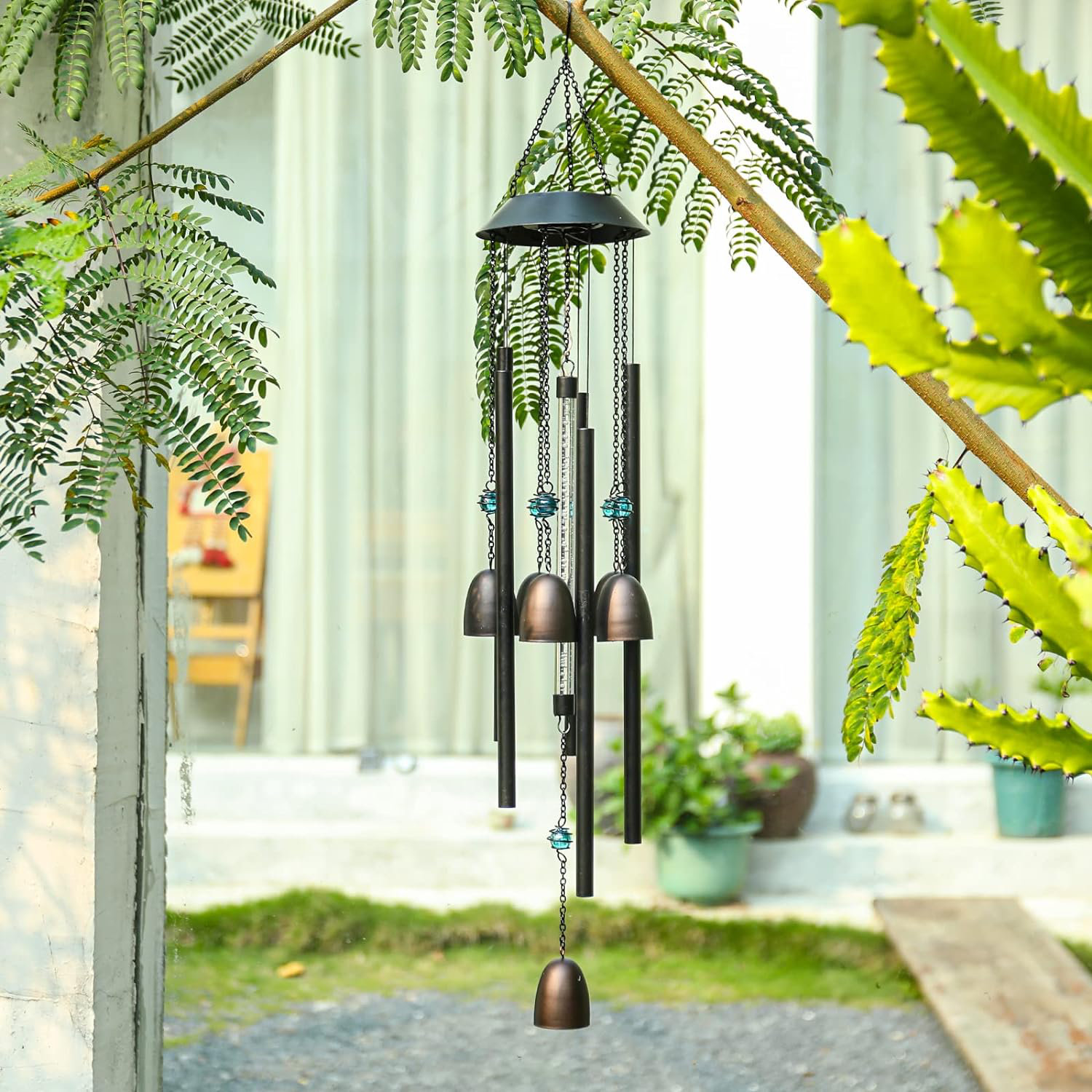 Arlmont & Co. Symer Metal No Subject Wind Chime | Wayfair