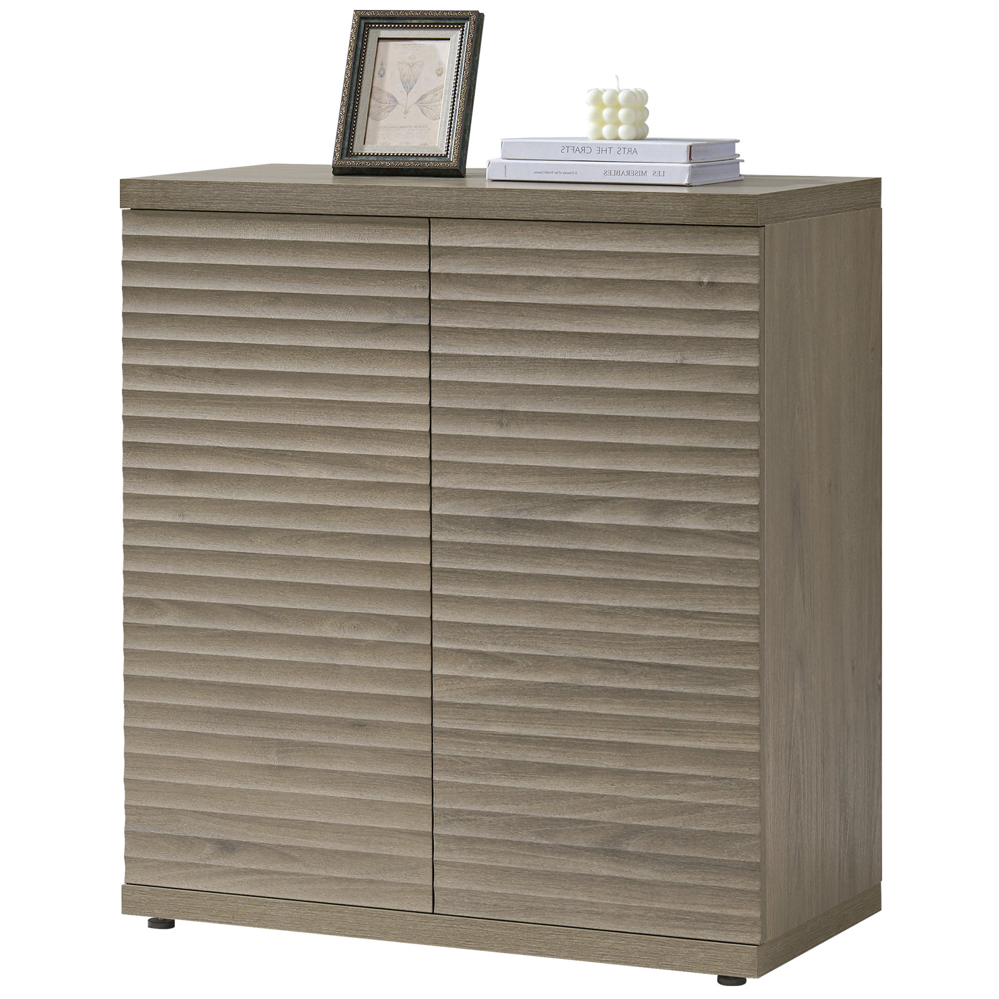 Ebern Designs Cesiro 30.9'' W Sideboard With Adjustable Shelves And 2 ...