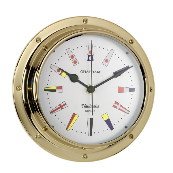 Nauticalia Metal Wall Clock | Wayfair.co.uk