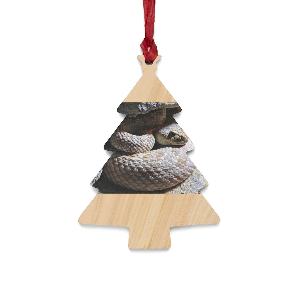 The Holiday Aisle® Snake Wooden Holiday Shaped Ornament | Wayfair