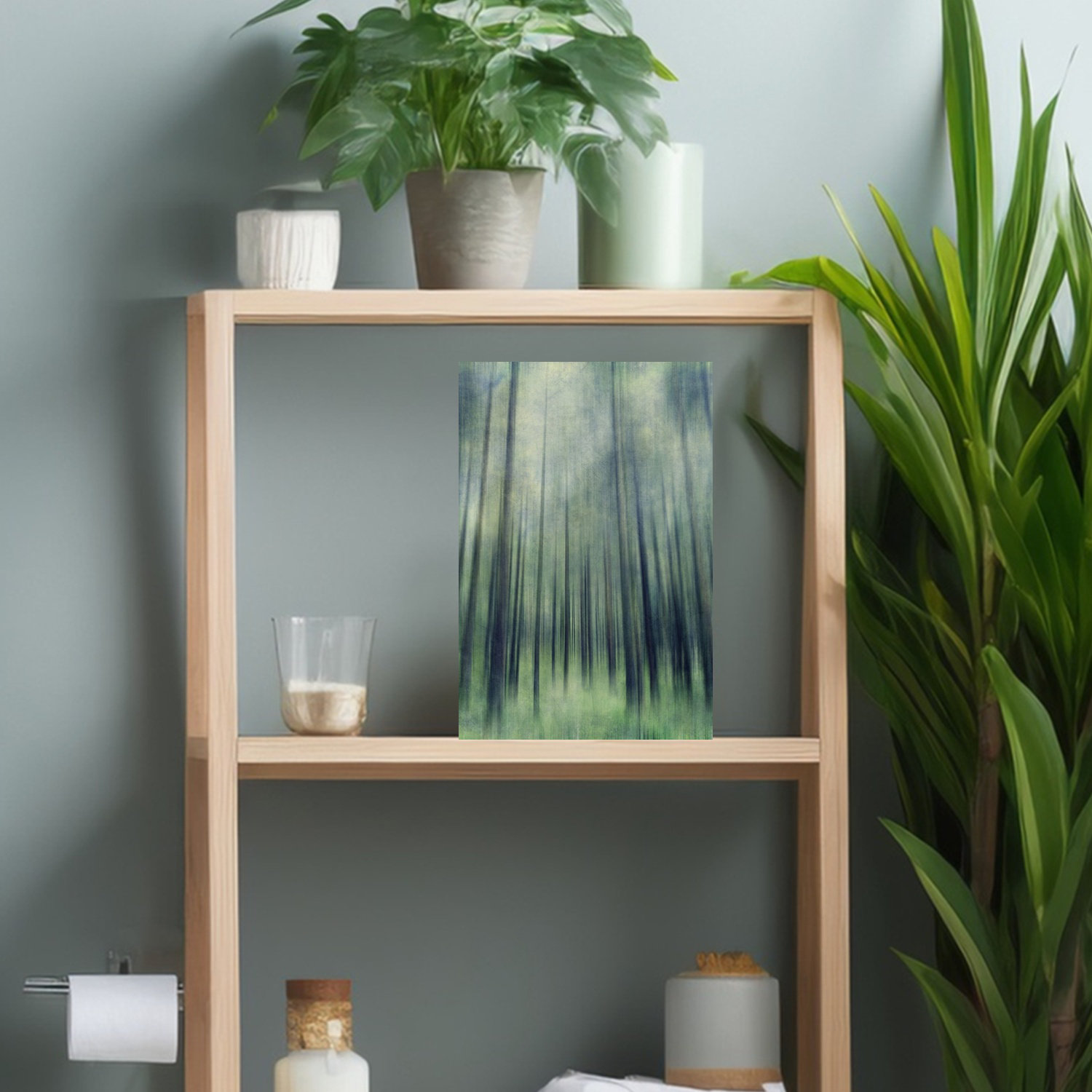 Latitude Run® Contemporary Art Dreamy Modern Abstract Forest Landscape ...