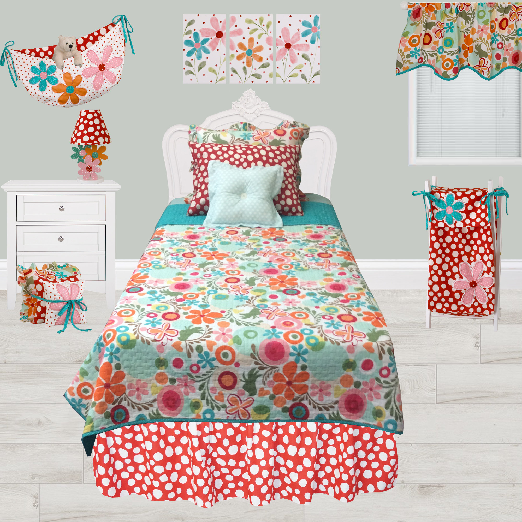 Cotton Tale Lizzie Single Reversible Quilt | Wayfair