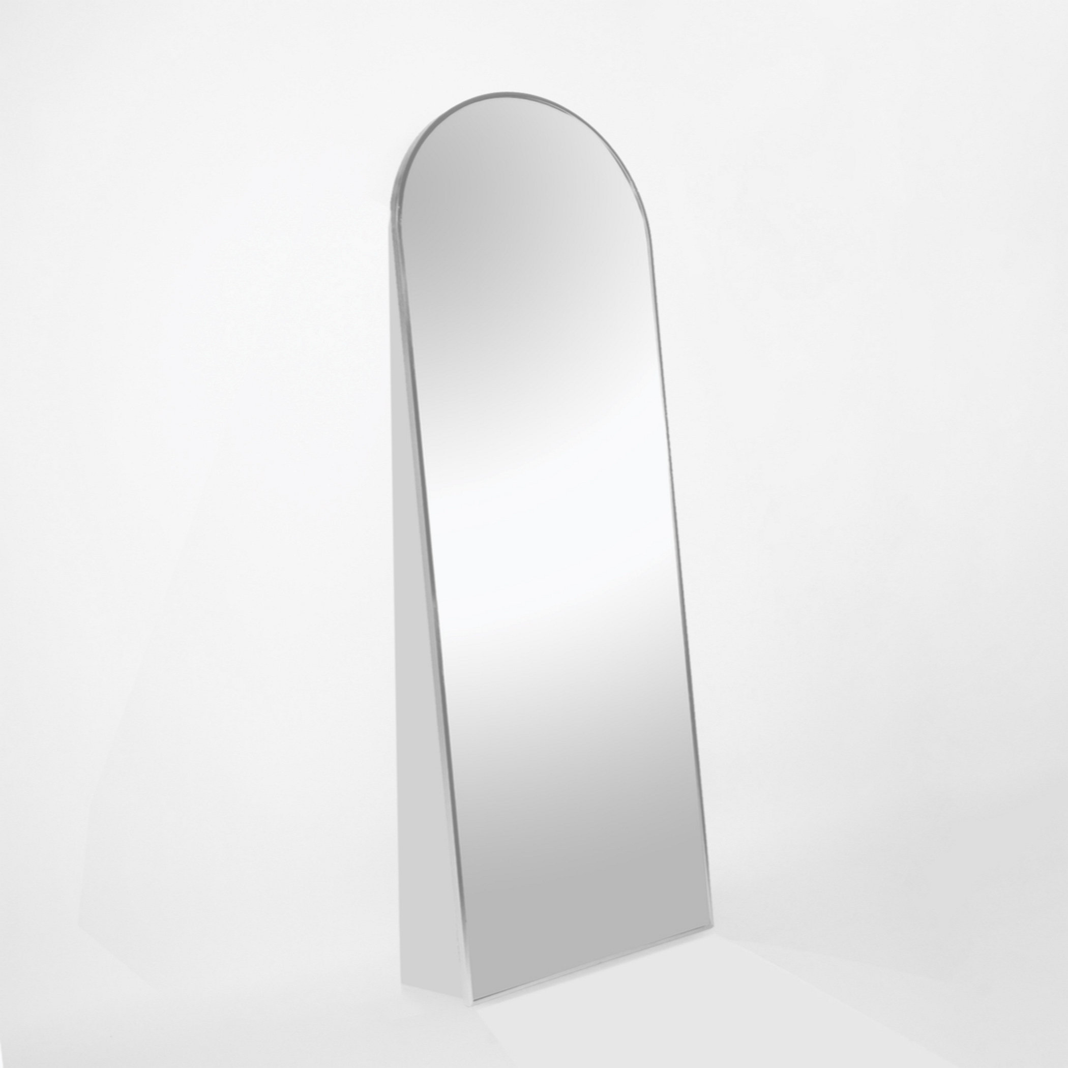 Wenty Black 71X23.6 Inch Metal Arch Stand Full Length Mirror | Wayfair