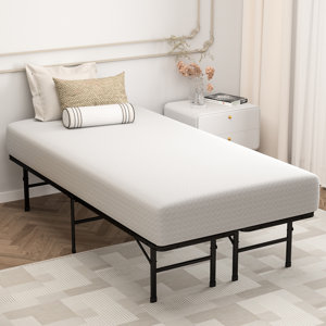 Ebern Designs Roselynne 14'' Adjustable Bed Frame Folding Bed Frame ...