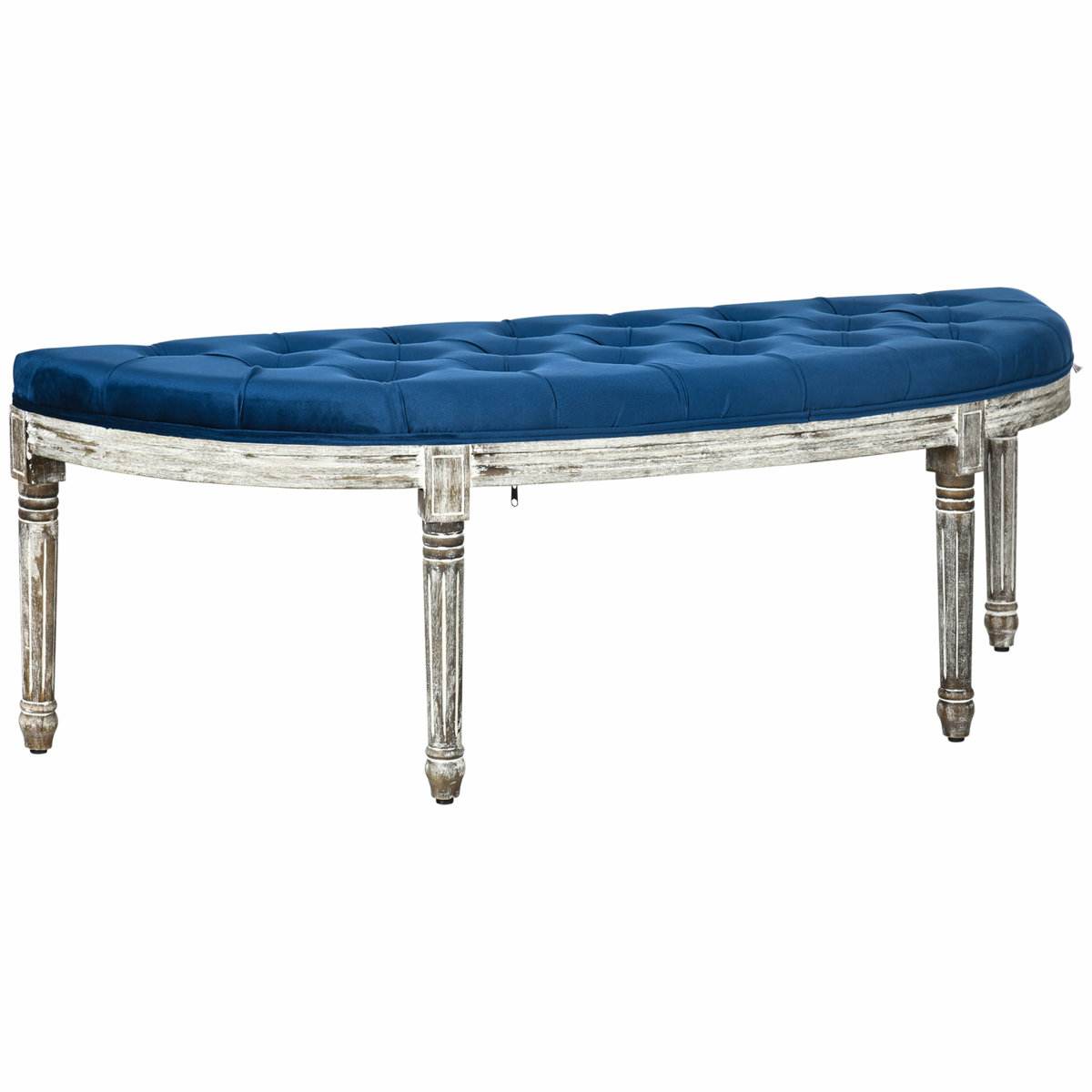 Greyleigh™ Alida Tufted Half Circle Upholstered Bench & Reviews | Wayfair