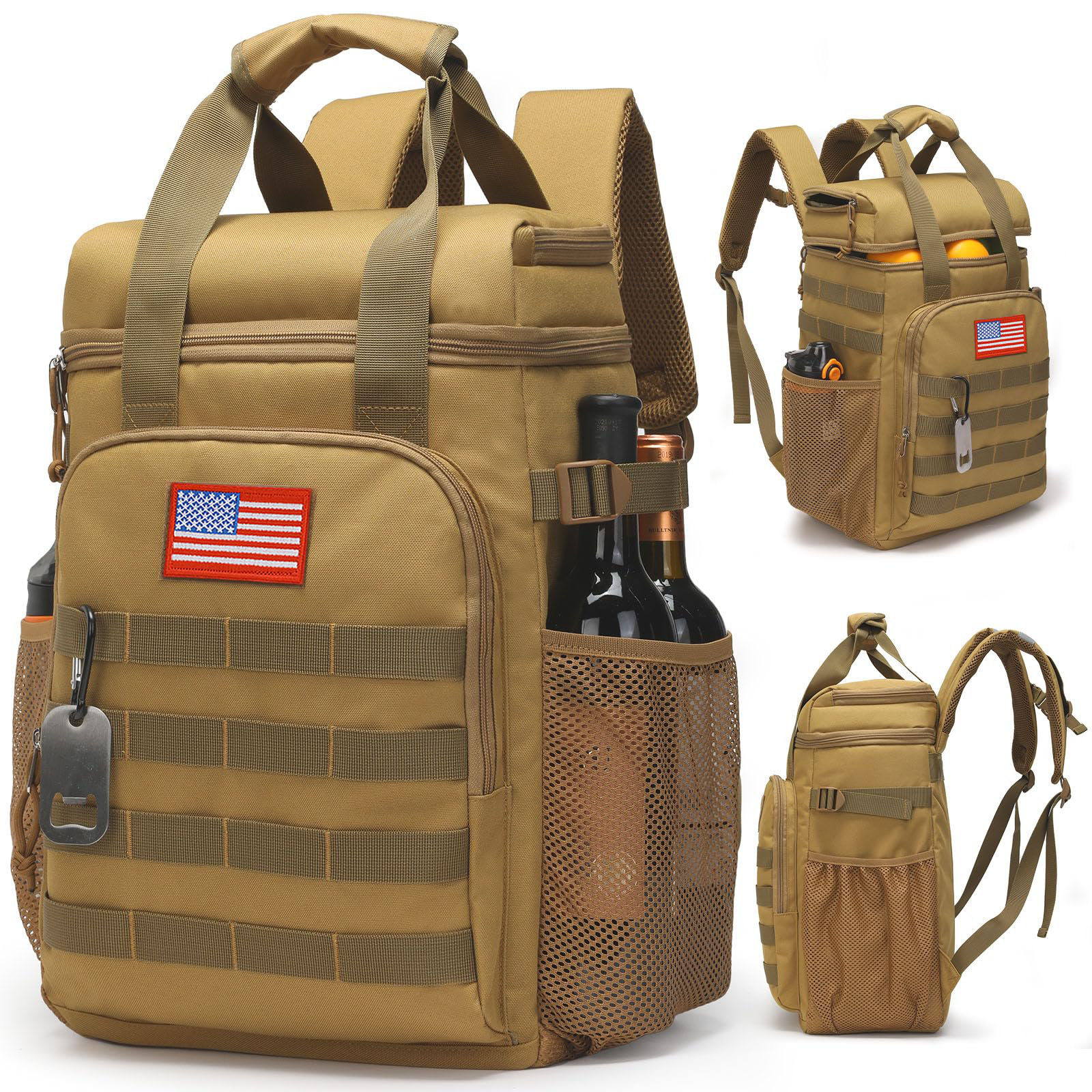 Arlmont & Co. Tactical Backpack Cooler,Lunch Backpack For Men Adults ...