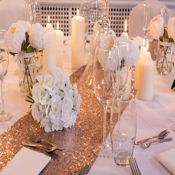 FashionSecretsLLC Sequins sparkling glitzy shimmery table cloth for ...