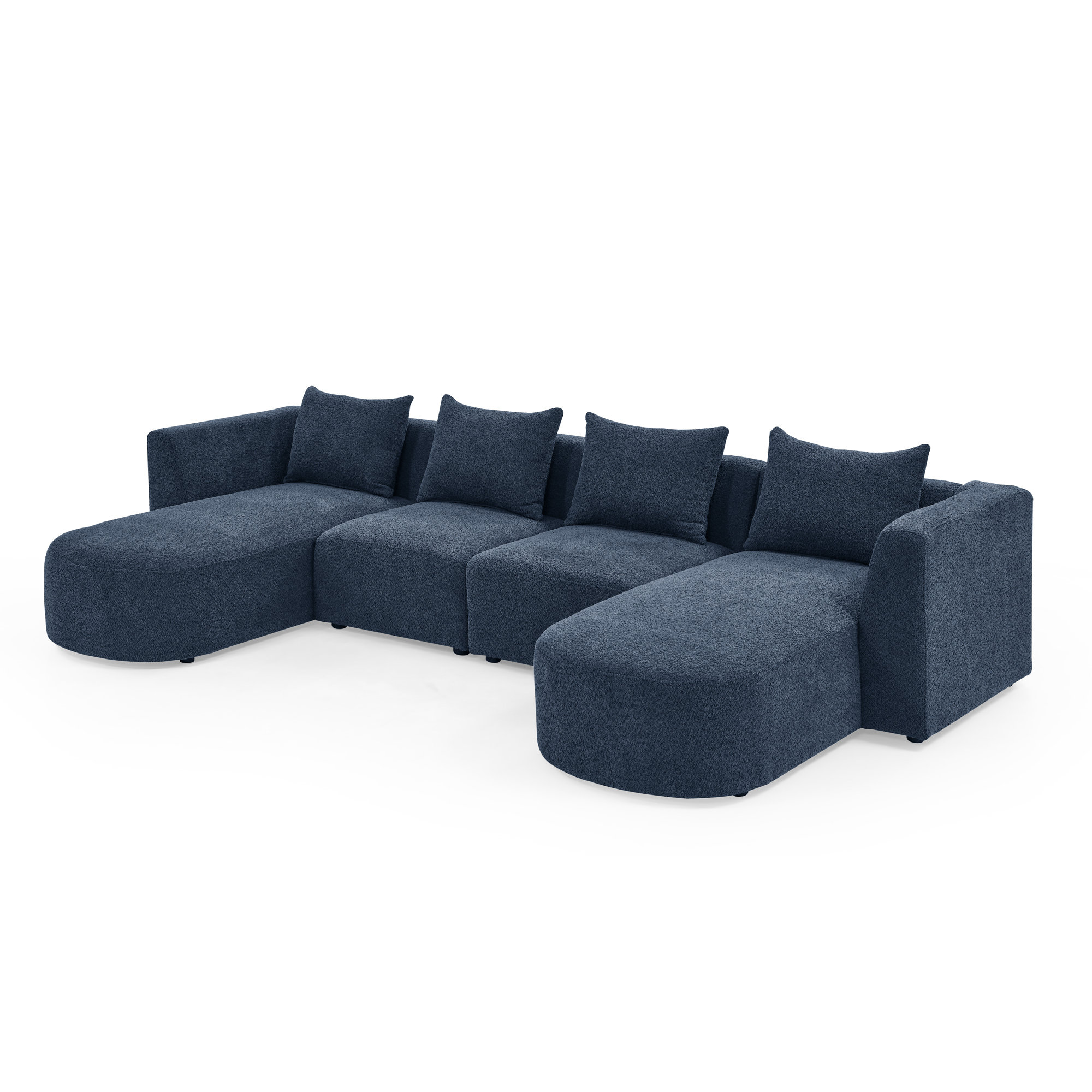 Ivy Bronx Jacoby L Shape Sectional Sofa with 2 Chaises | Wayfair