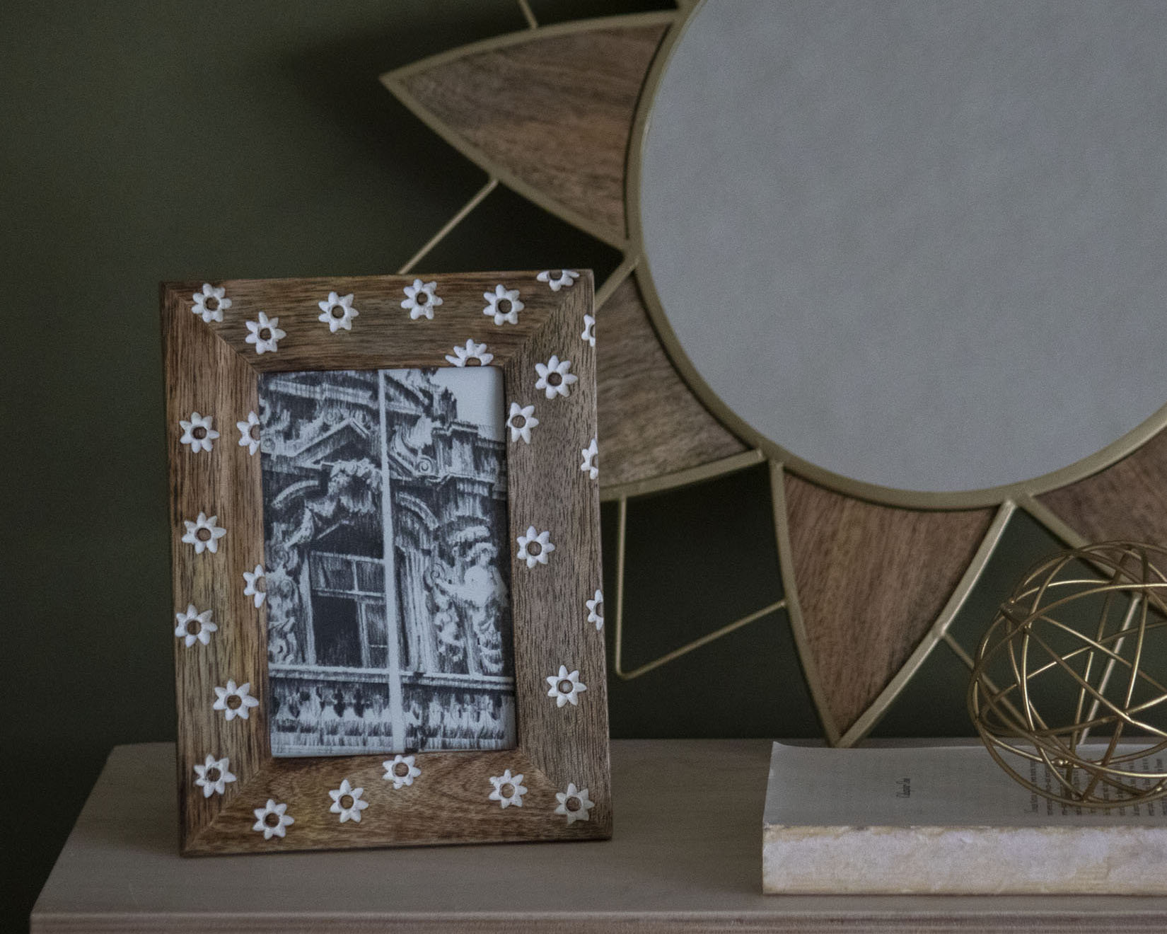 August Grove® 4" x 6" Wood Single Picture Frame in Gold | Wayfair