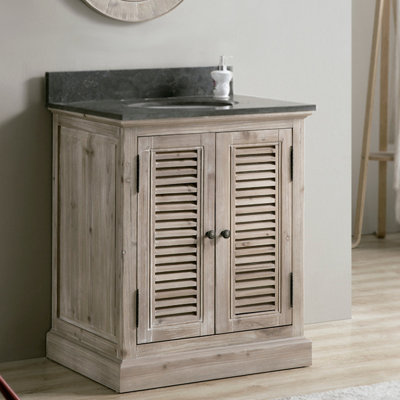 Gracie Oaks Ruppe 31'' Single Bathroom Vanity with Stone Top | Wayfair
