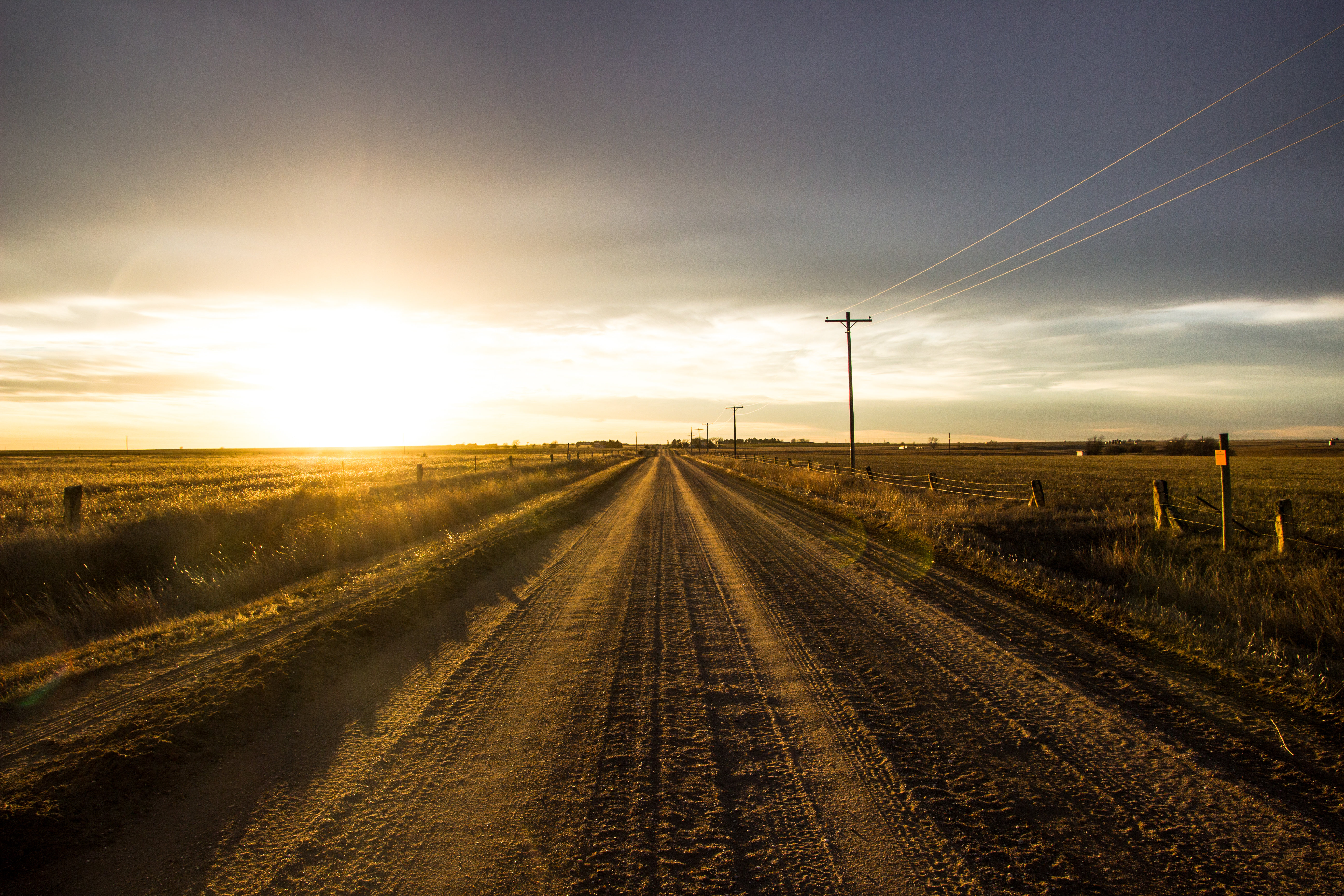17 Stories Country Backroad by Paul Knightly - Wrapped Canvas ...