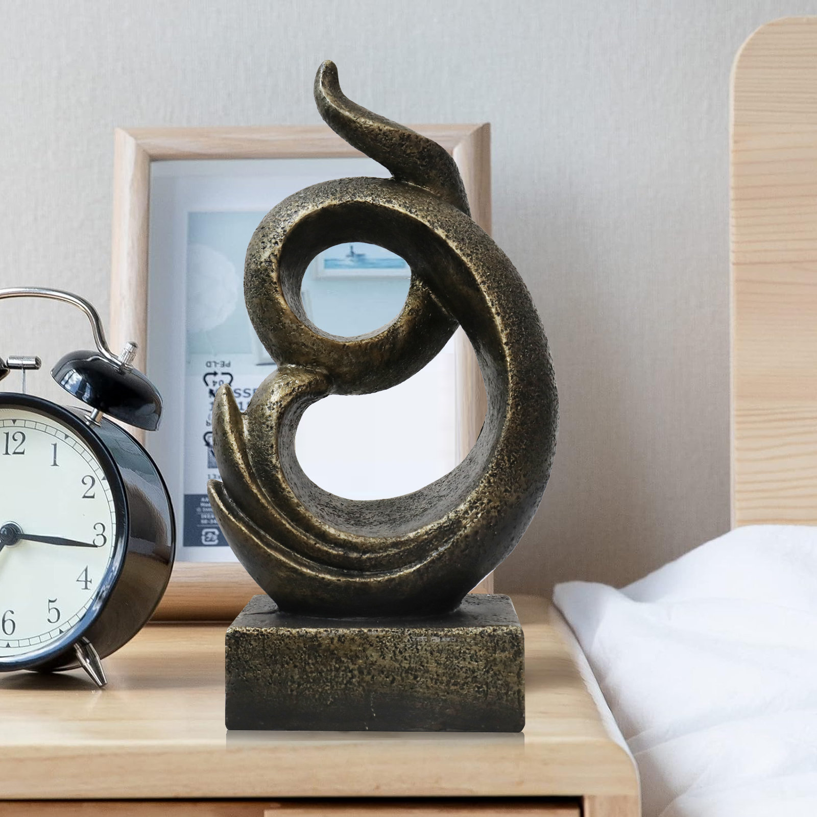 Wrought Studio Modern Abstract Sculpture Decorations Sculptures For ...