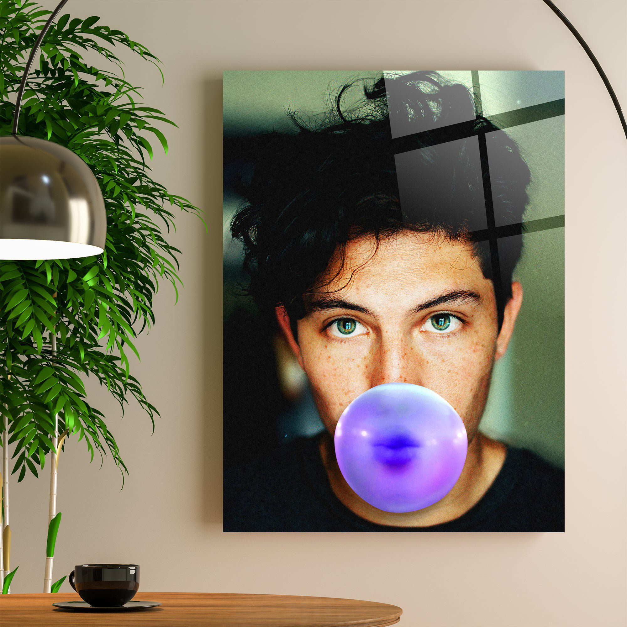 Latitude Run® Gummy Men Glass Wall Art - Unframed Graphic Art on Glass ...