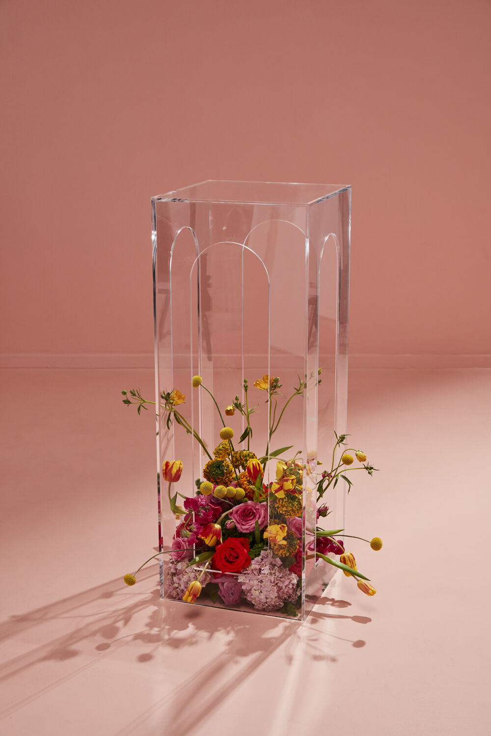 Accent Decor Framework Lucite Column 15.75"x 42" | Wayfair