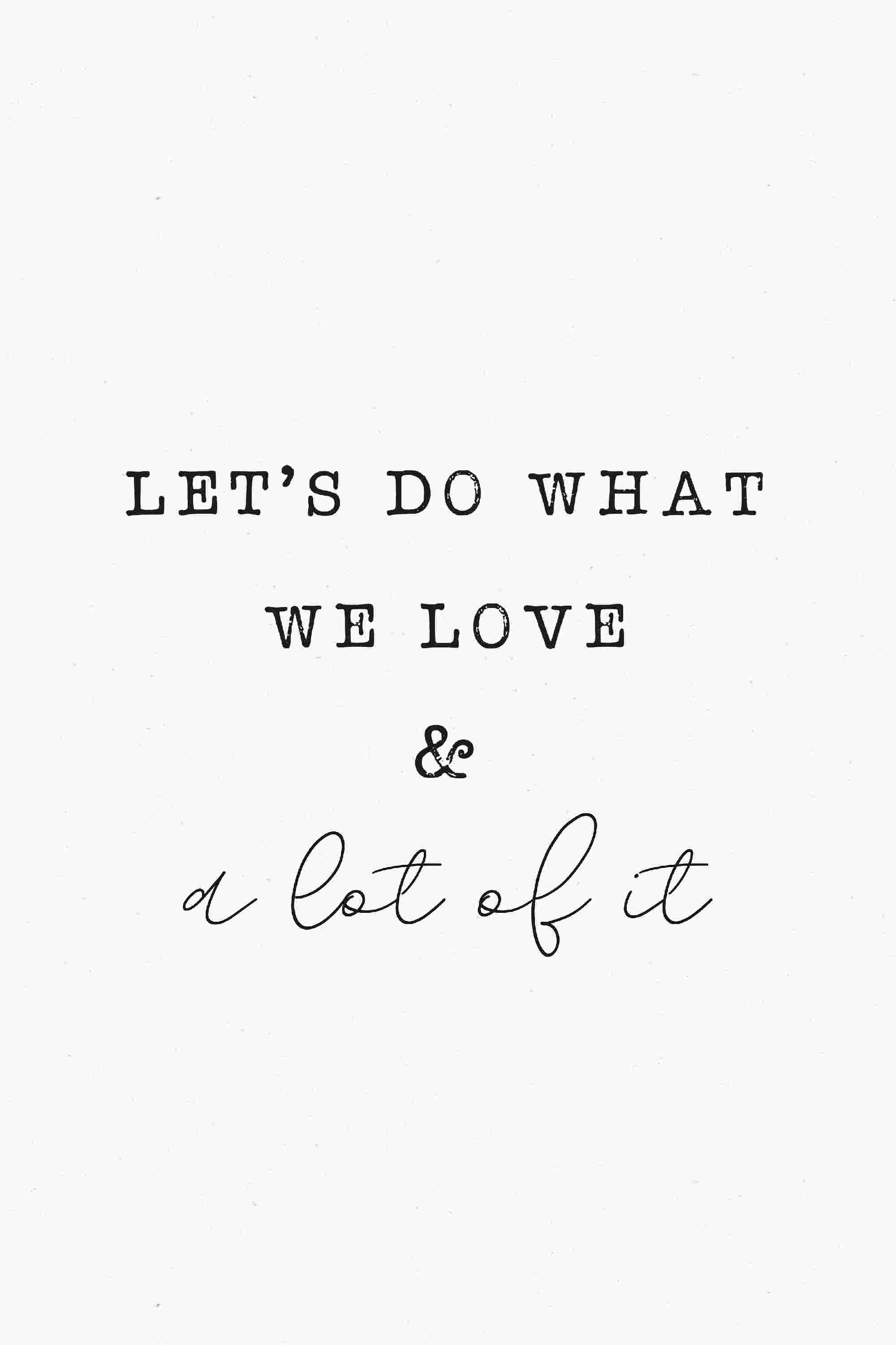 Trinx Do What We Love 2 - Wrapped Canvas Textual Art | Wayfair