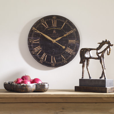 Greyleigh™ Haslingden Wood Wall Clock & Reviews | Wayfair