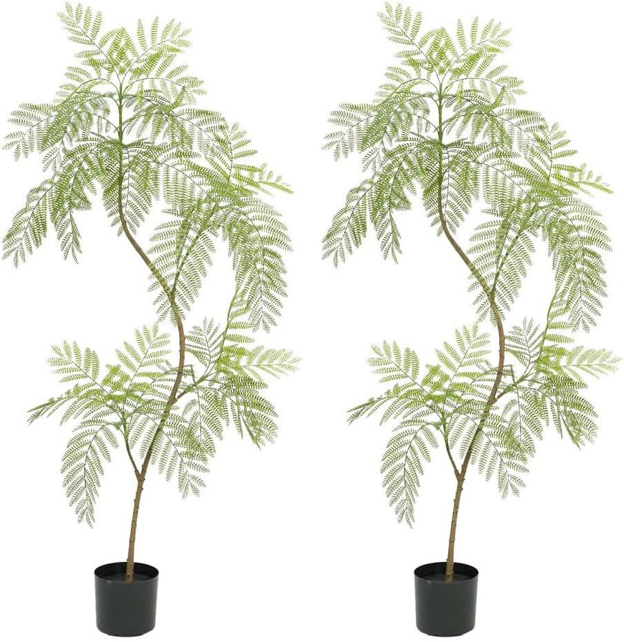 Ebern Designs Artificial Jacaranda Tree, Adjustable Branches - Wayfair ...