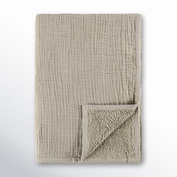 Tc Cotton Linen Blend 50"x70" Throw Blanket | Birch Lane